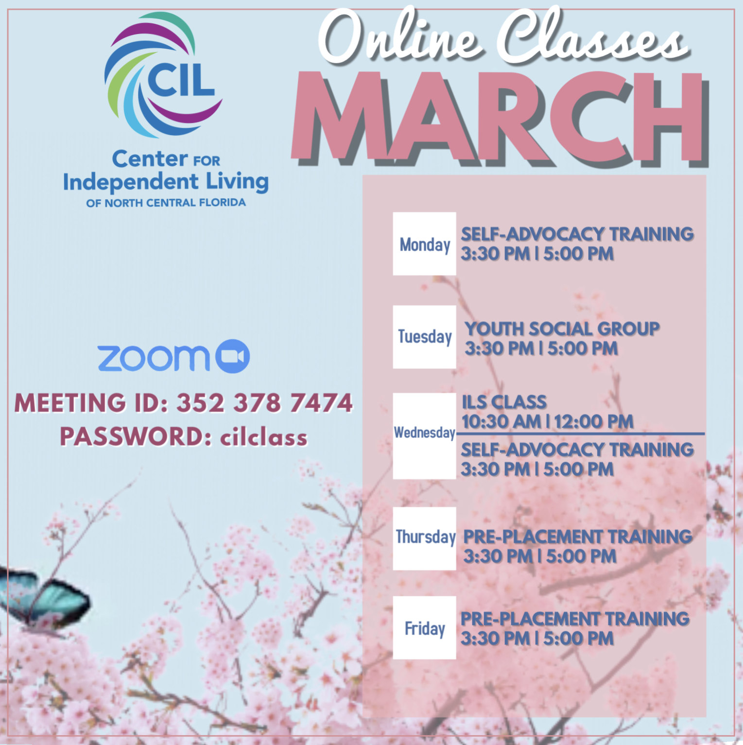 Join us for CIL Activities in March! | Center for Independent Living of ...