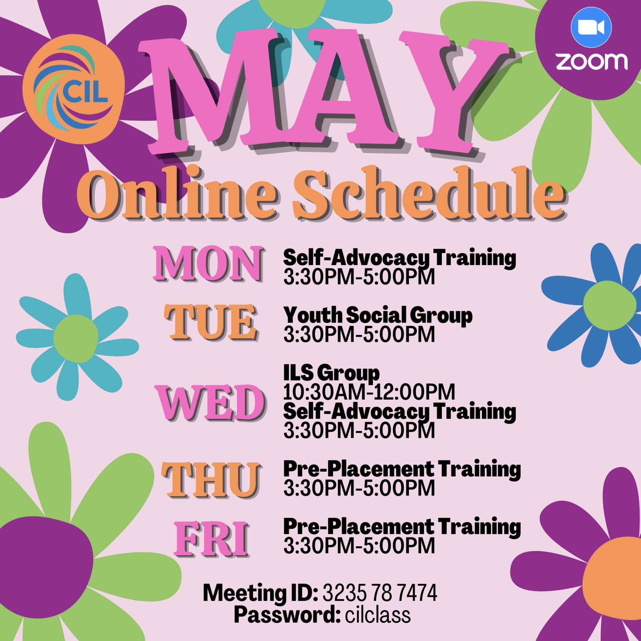 Join us for CIL Activities in May! | Center for Independent Living of ...