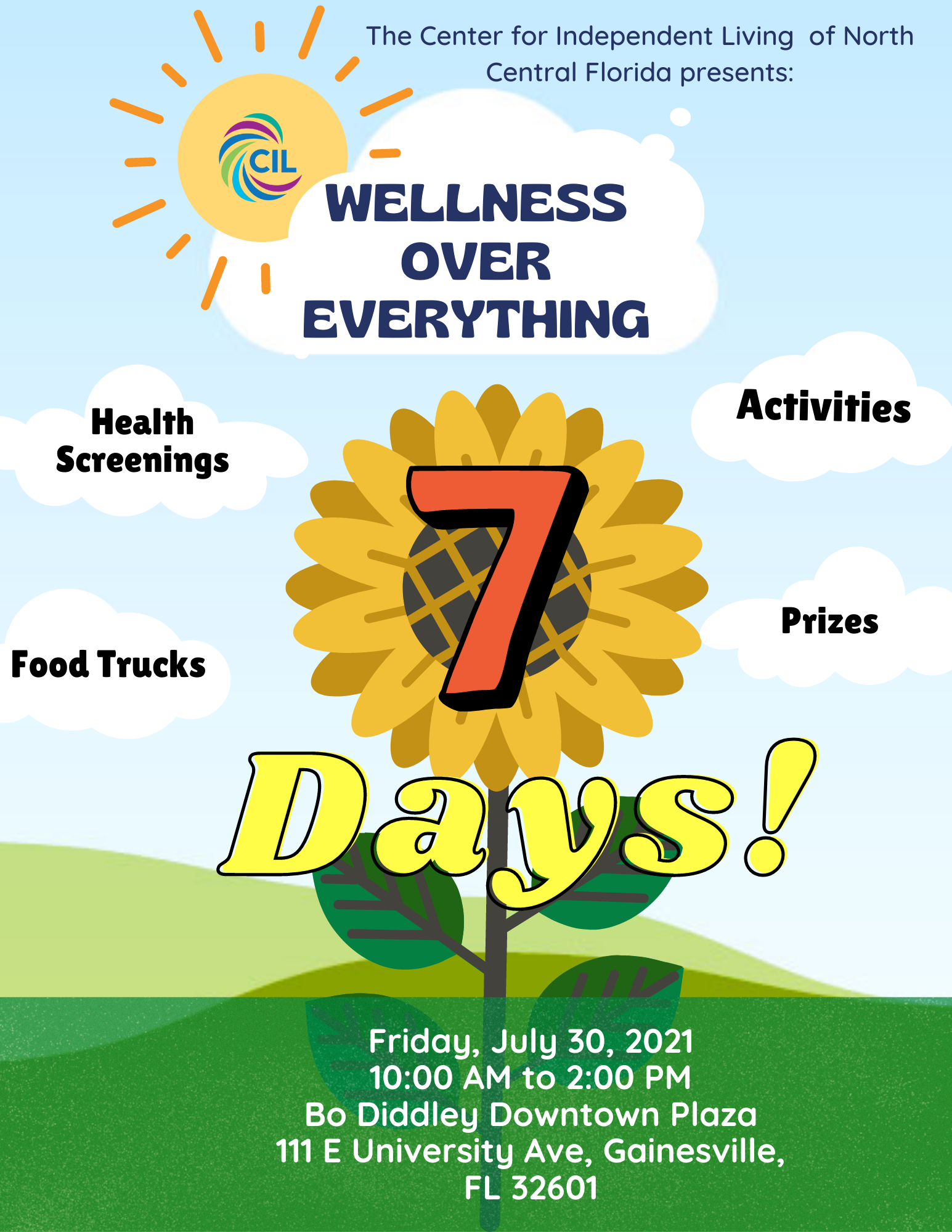 One Week Away! | Center for Independent Living of North Central Florida