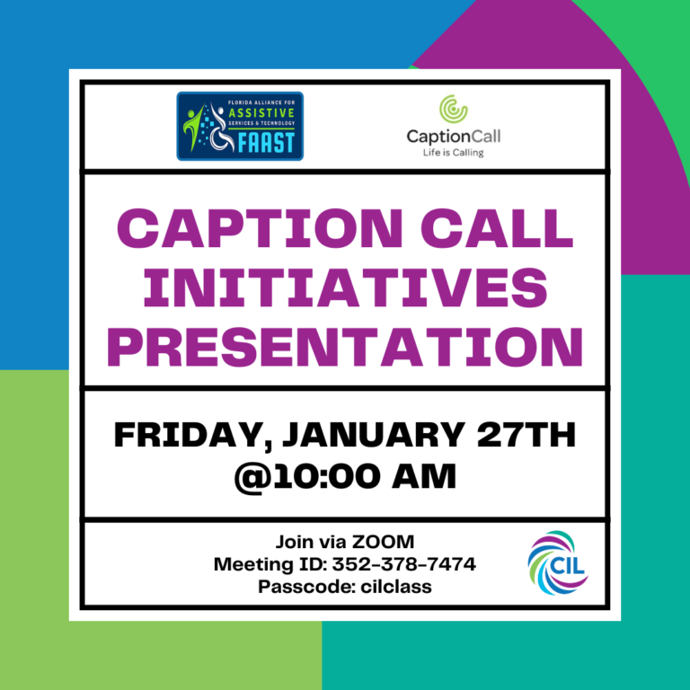 Caption Call Initiatives Presentation | Center for Independent Living ...