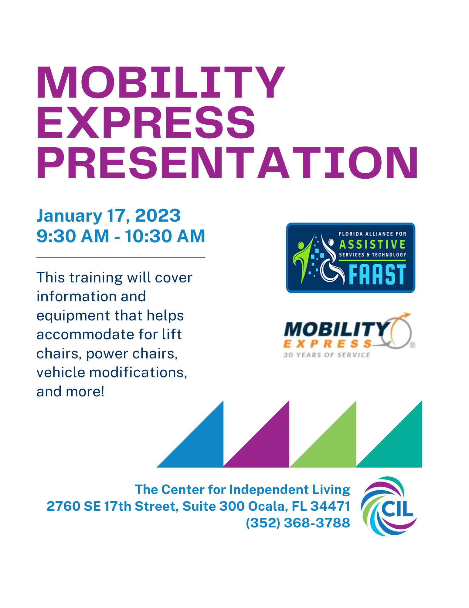 Mobility Express Presentation | Center for Independent Living of North ...