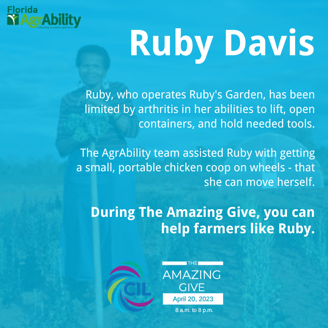 Support Ruby’s Garden and Florida Farmers through AgrAbility | Center for Independent Living of ...