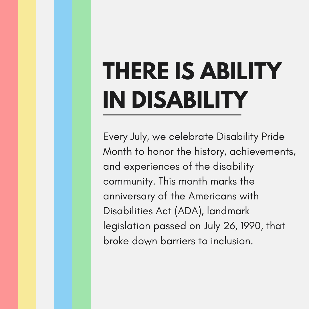 Disability Pride Month | Center for Independent Living of North Central ...