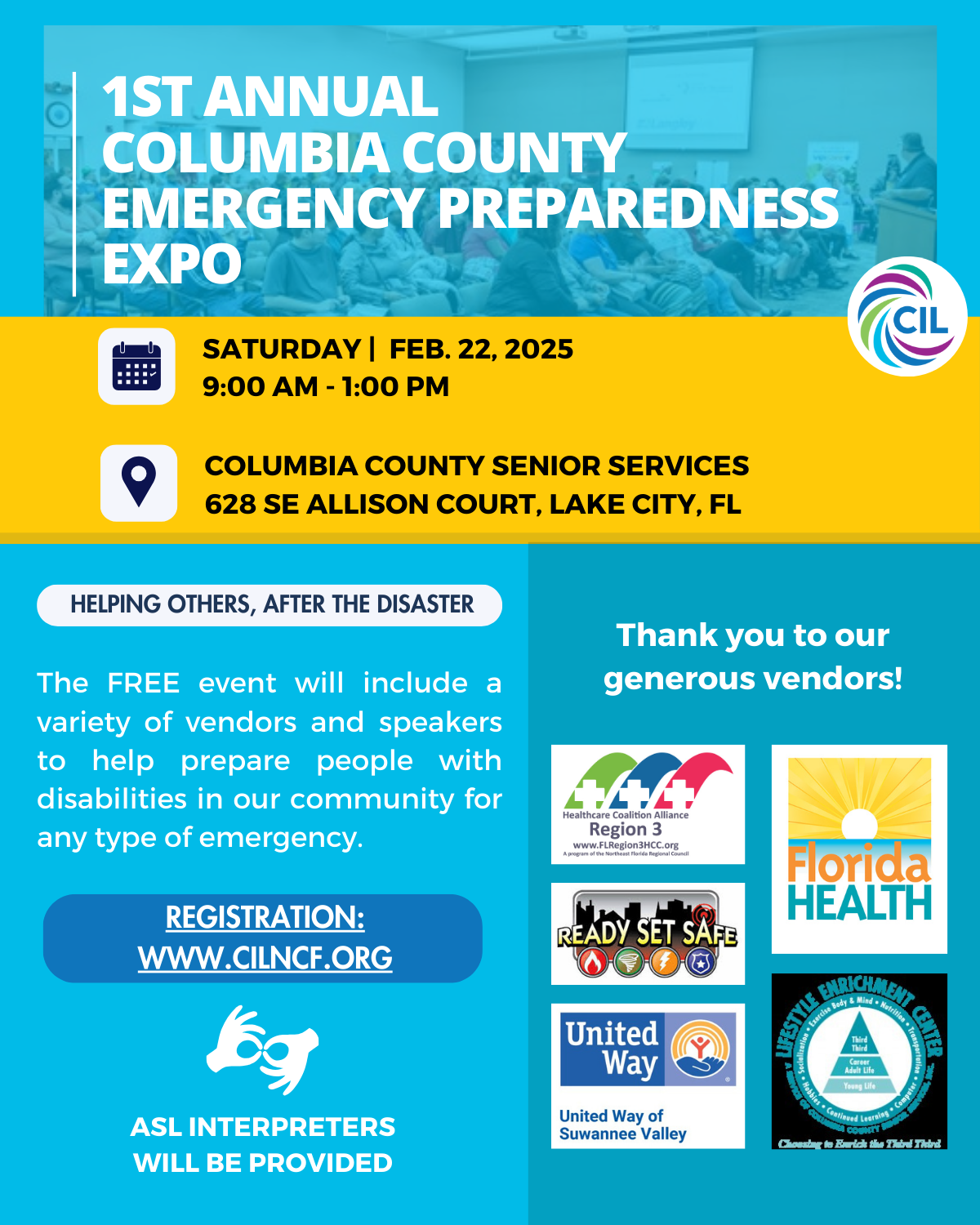🚨 Join Us for the 1st Annual Columbia County Emergency Preparedness ...