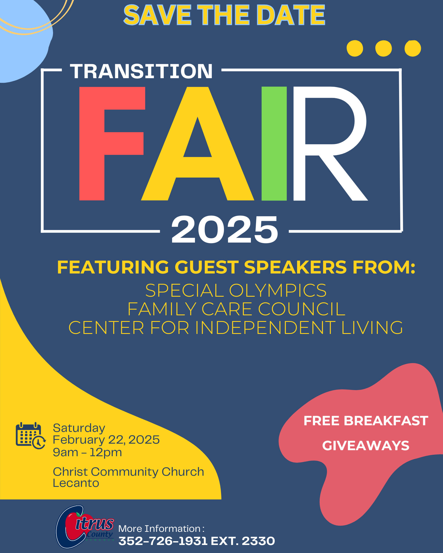 Transition Fair 2025! | Center for Independent Living of North Central ...